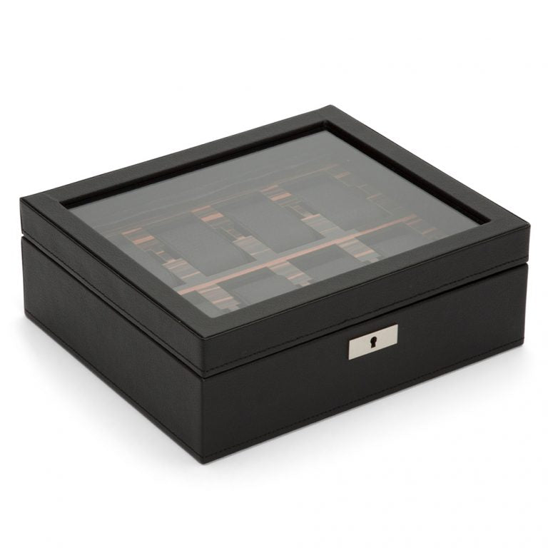 Roadster 8 Piece Watch Box, Black – Casa Euro